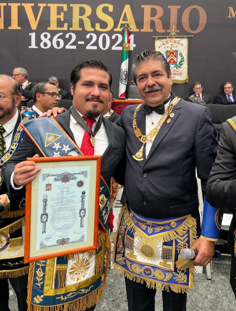 Presencia del S.·.C.·.M.·. en la Celebración del 162 Aniversario de la M.·.R.·.G.·.L.·.V.·.M ...